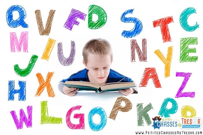 Apprentissage de l'alphabet, de la lecture et de l'écriture