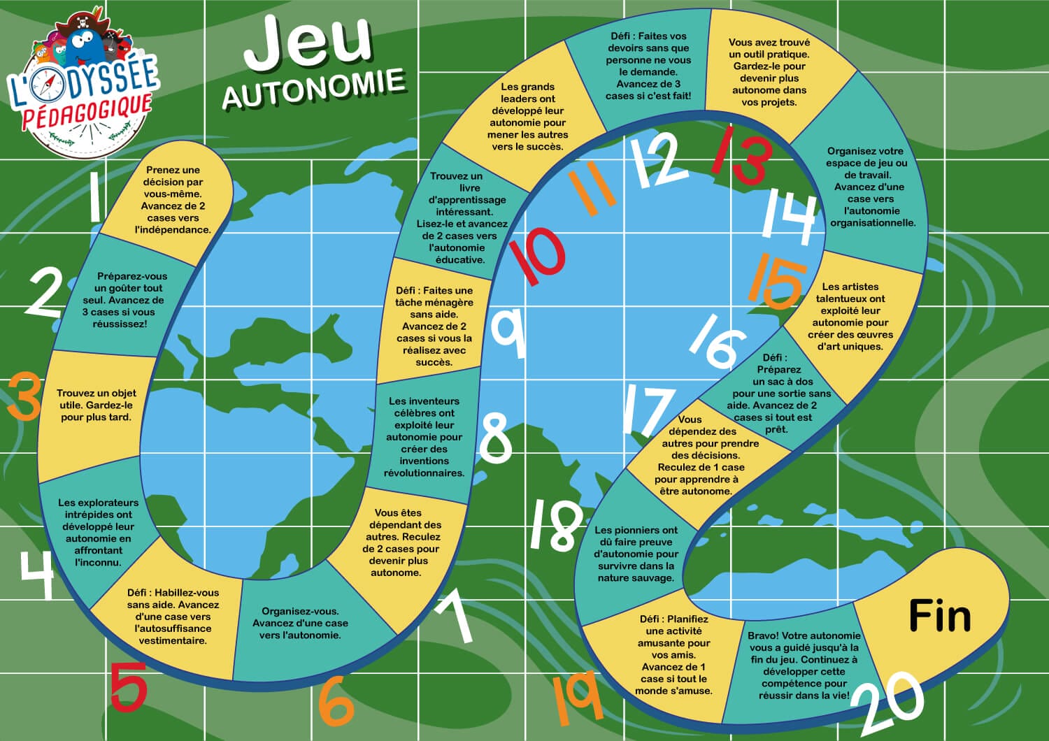 Comment aider ses enfants développer leur autonomie - Kit à imprimer